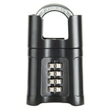 Brinks 57mm 4-Digit Resettable Steel Combination Padlock with 1in ...