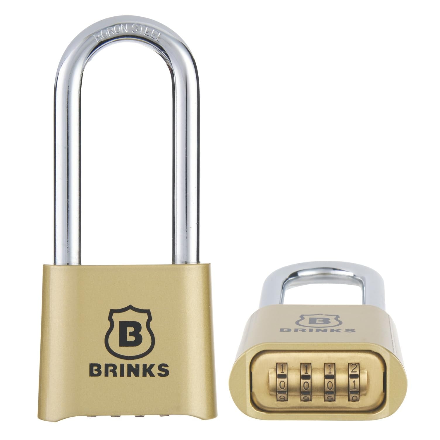 Brinks 671-49002 50mm 4-Dial Resettable Combination Lock with Chrome ...