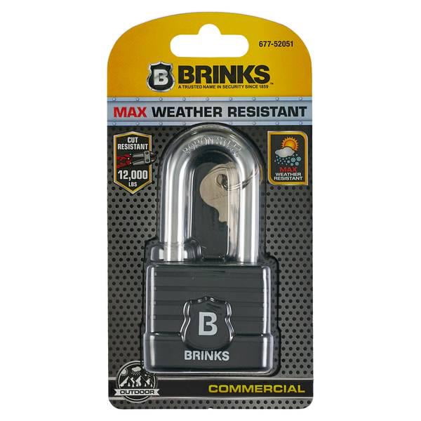 Brinks Brinks 50MM 2 Shackle Commercial Laminated Steel Weather ...