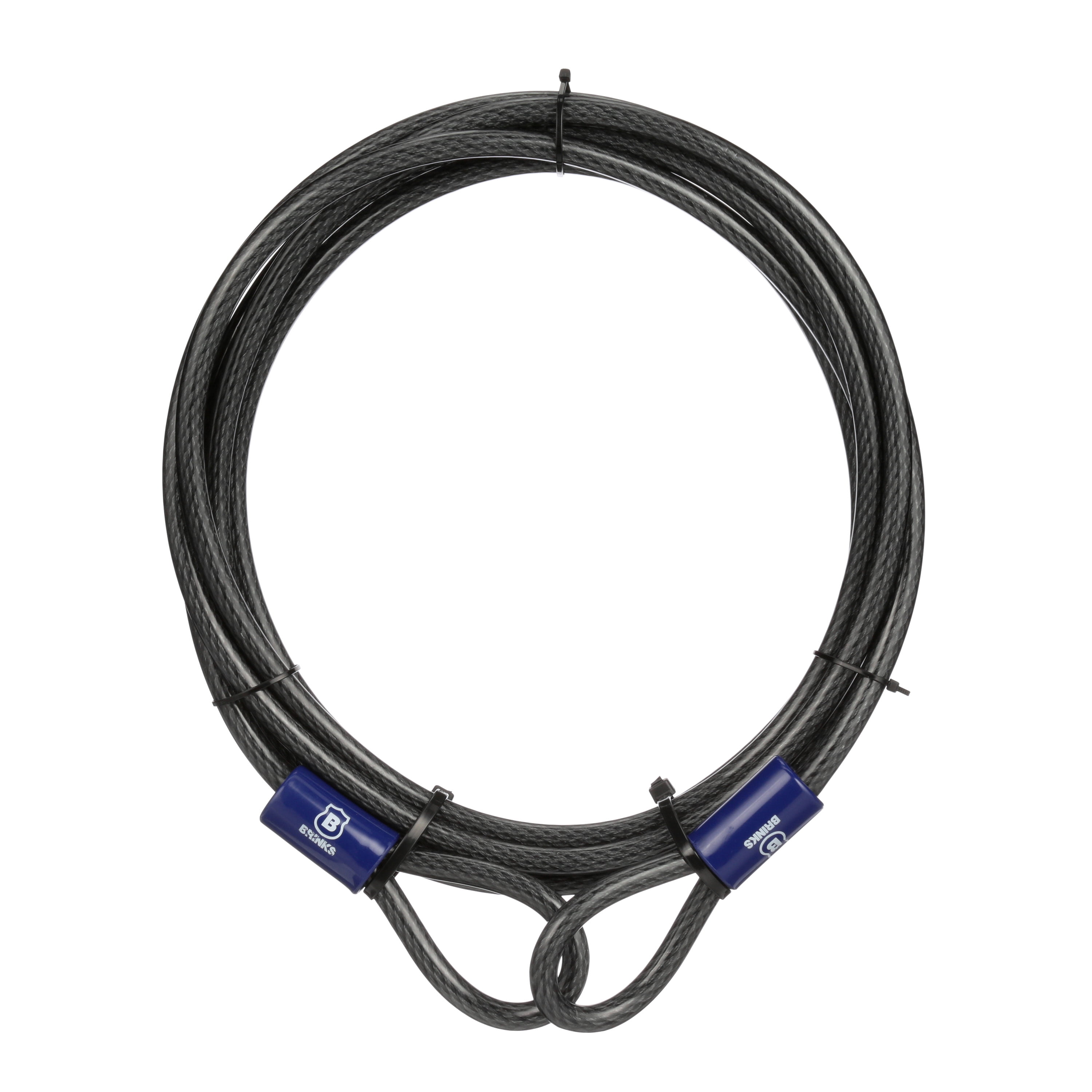 Brinks Flex Weave Flexible Steel 3/8in x 15ft Open Loop Cable Lock ...
