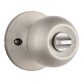 Brinks Interior Locking Privacy Classic Ball Style Doorknob, Satin ...