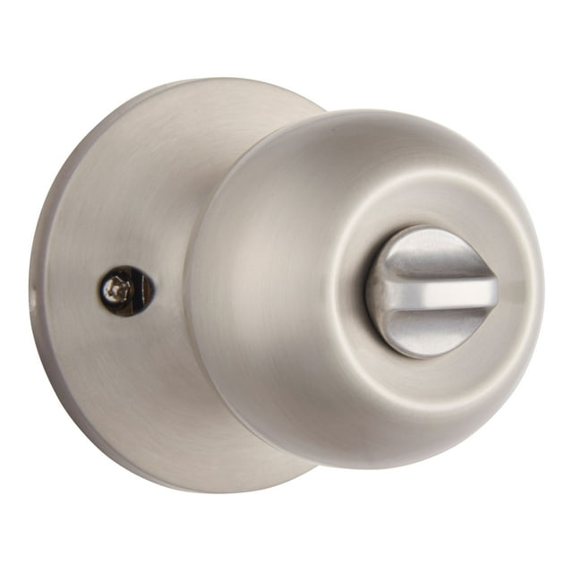 Brinks Interior Locking Privacy Classic Ball Style Doorknob, Satin ...