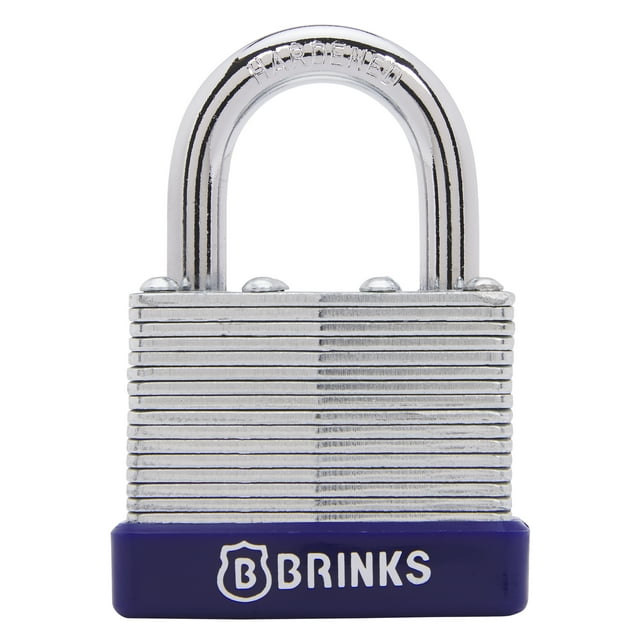 Brinks Laminated Steel 40mm Keyed Padlock with 7/8in Shackle - Walmart.com