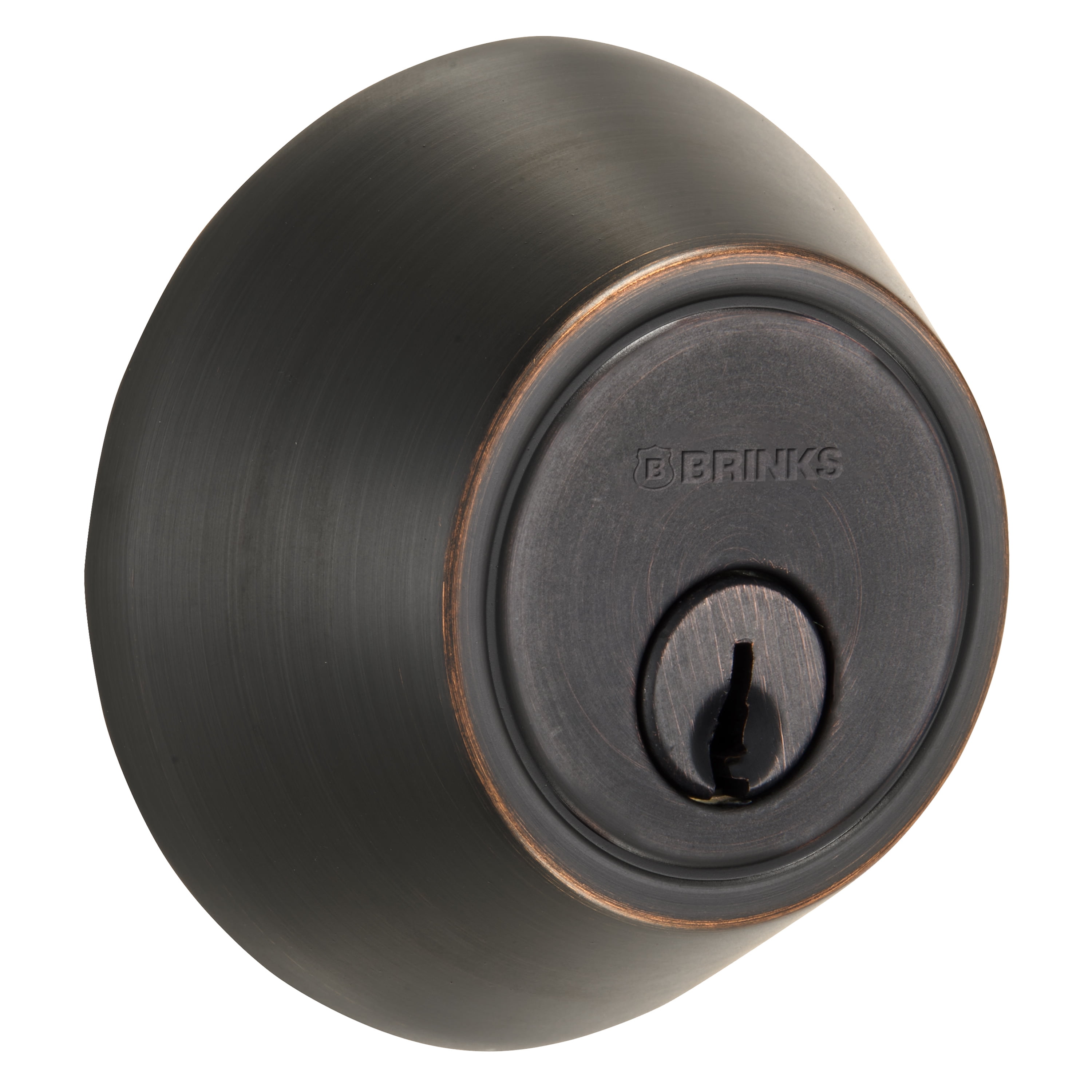 Brinks Mobile Home Single Cylinder Deadbolt Lock, Tuscan Bronze Finish - Walmart.com