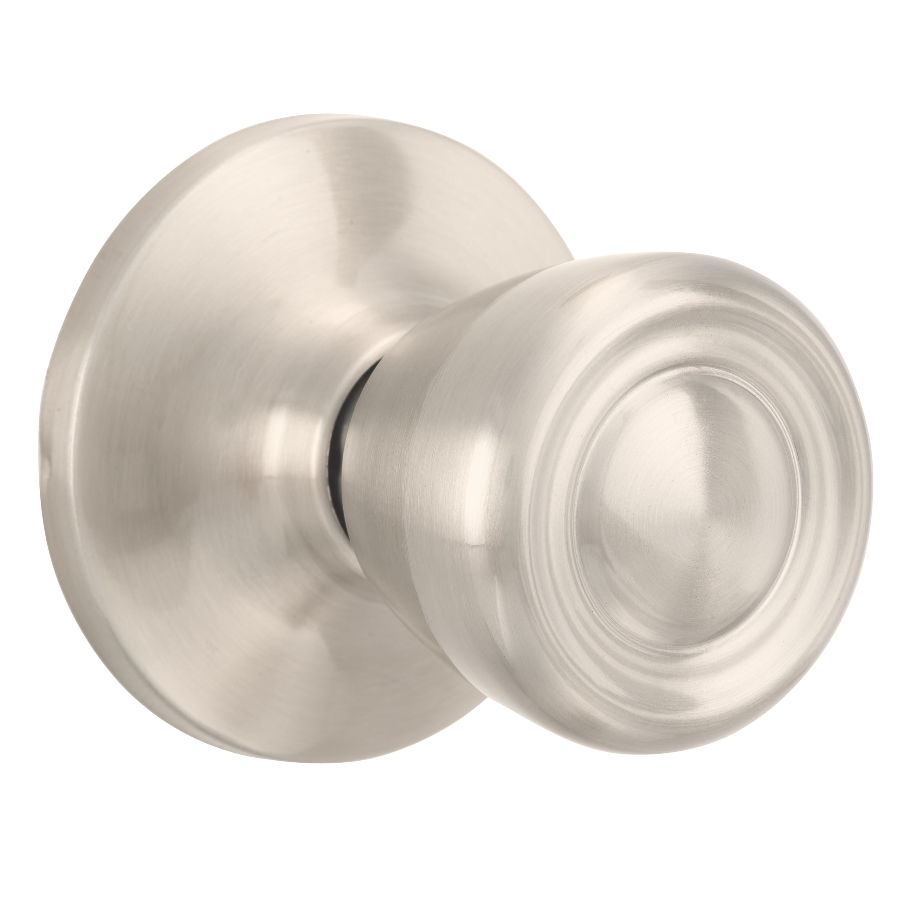 Brinks Non-Locking Passage Tulip Style Doorknob, Satin Nickel Finish ...
