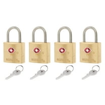 Walmart Mini Brass Padlocks, Set of 6, Small Security Locks with Keys ...