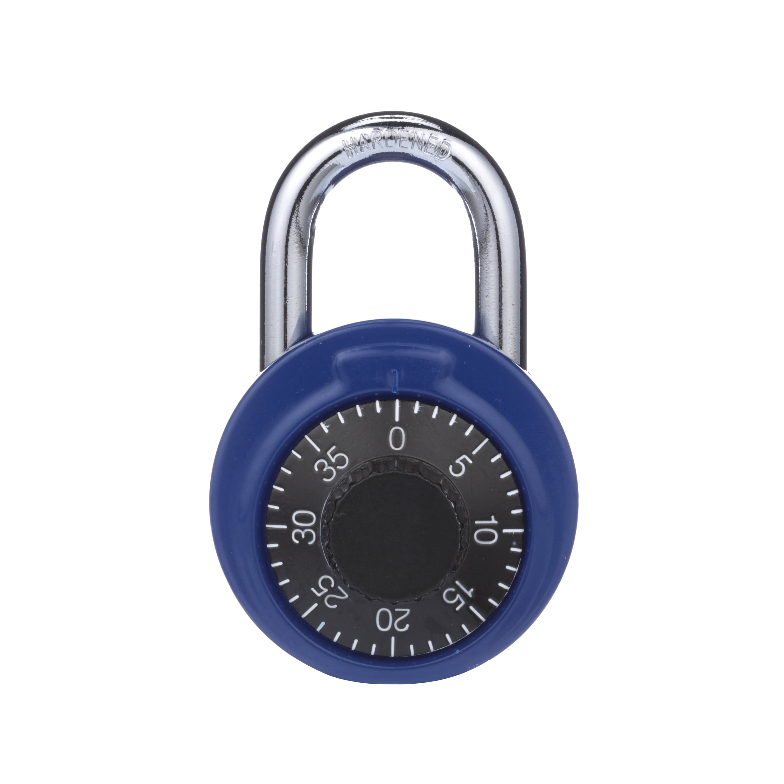 Brinks Steel 48mm Blue Combination Dial Padlock with 1-11/25 Shackle ...