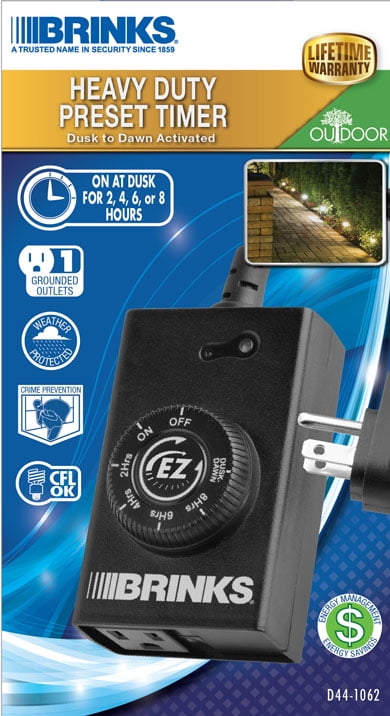 Brinks Timer Dig Outdr Countdwn 6" Cord 1outlet - Walmart.com