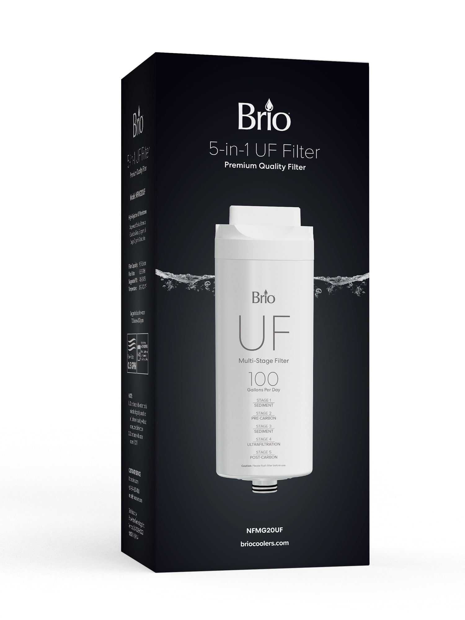 Brio 5-Stage Ultra Filtration Replacement Filter for G20 Bottle-Less ...