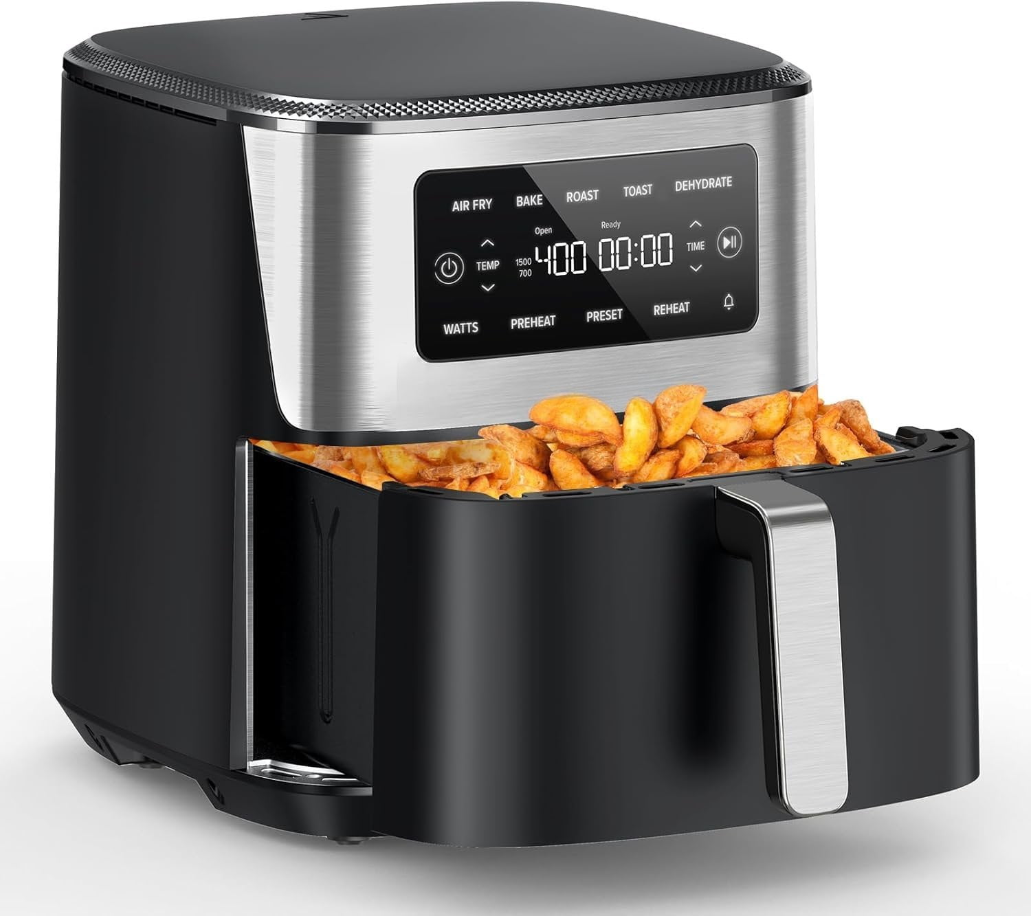 Brio 6-in-1 Air Fryer, 7-Qt Large Capacity, 50?F-400?F Temp Control ...