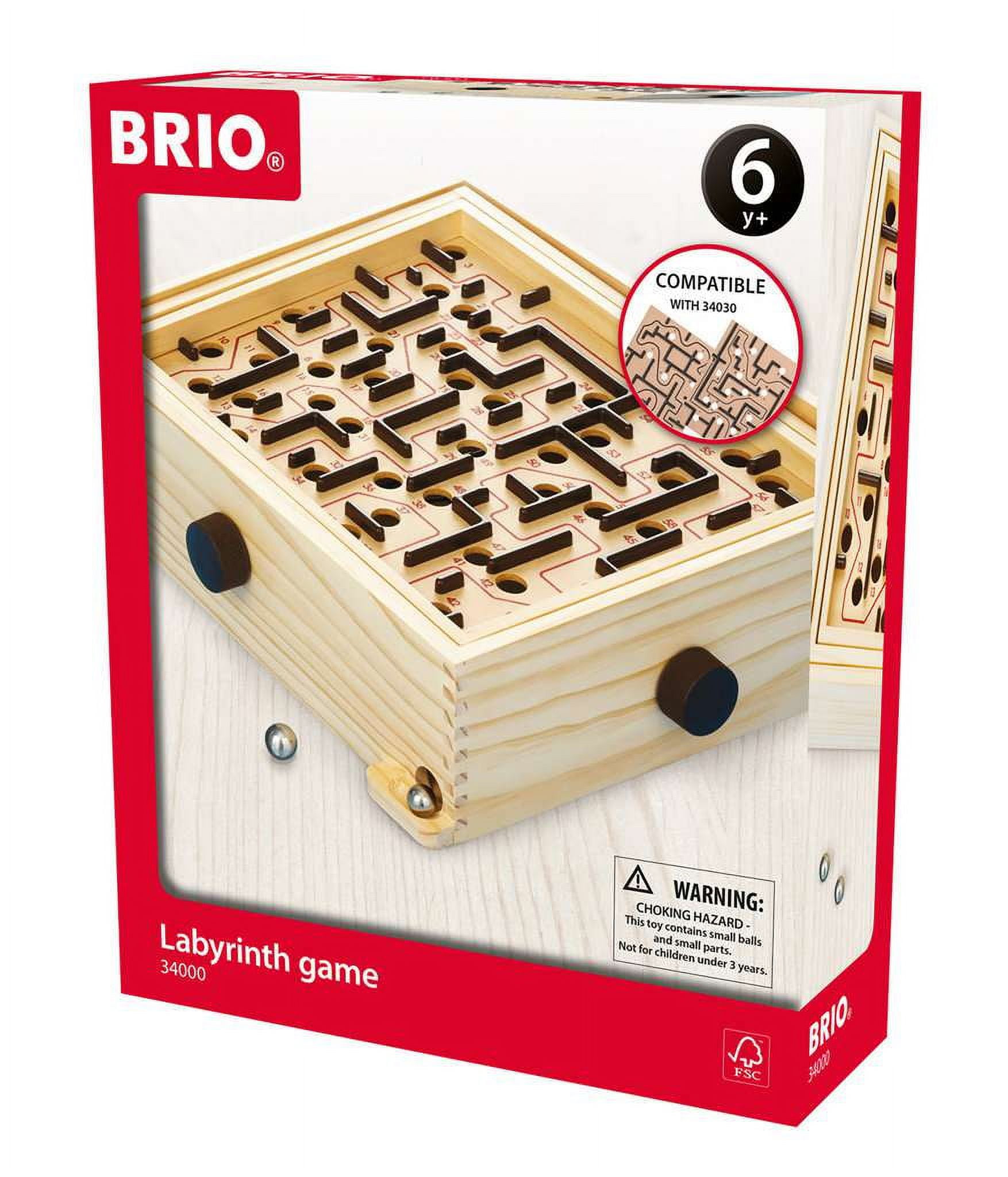Free Shipping! BRIO Labyrinth Game BRIO Tabletop - Walmart.com ...