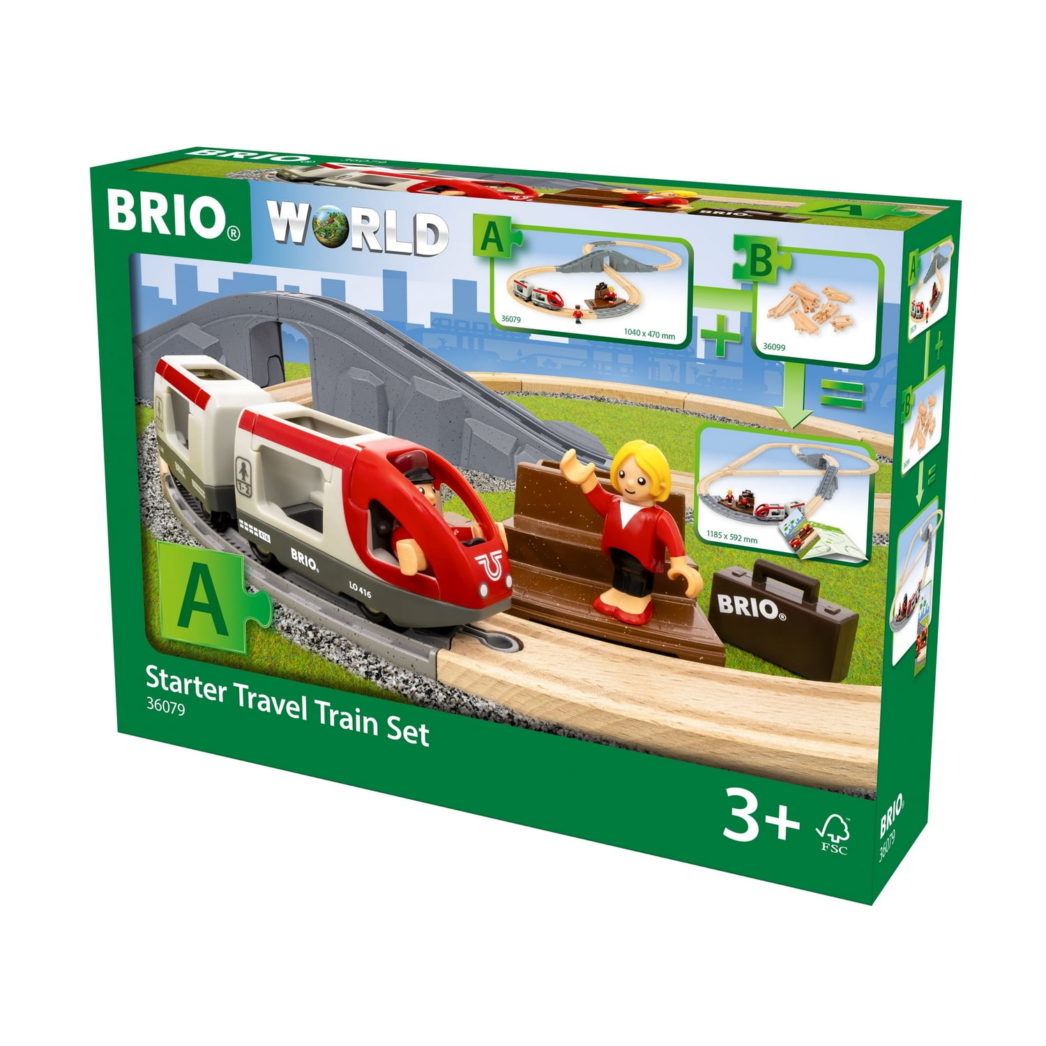Brio Starter Travel Train Set - Walmart.com