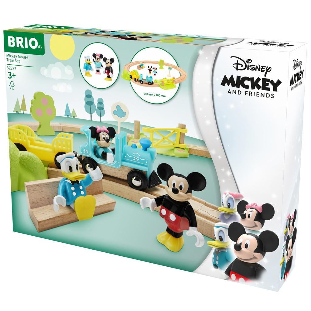 Brio Walt Disney Mickey Mouse Train Set 32277 - Walmart.com