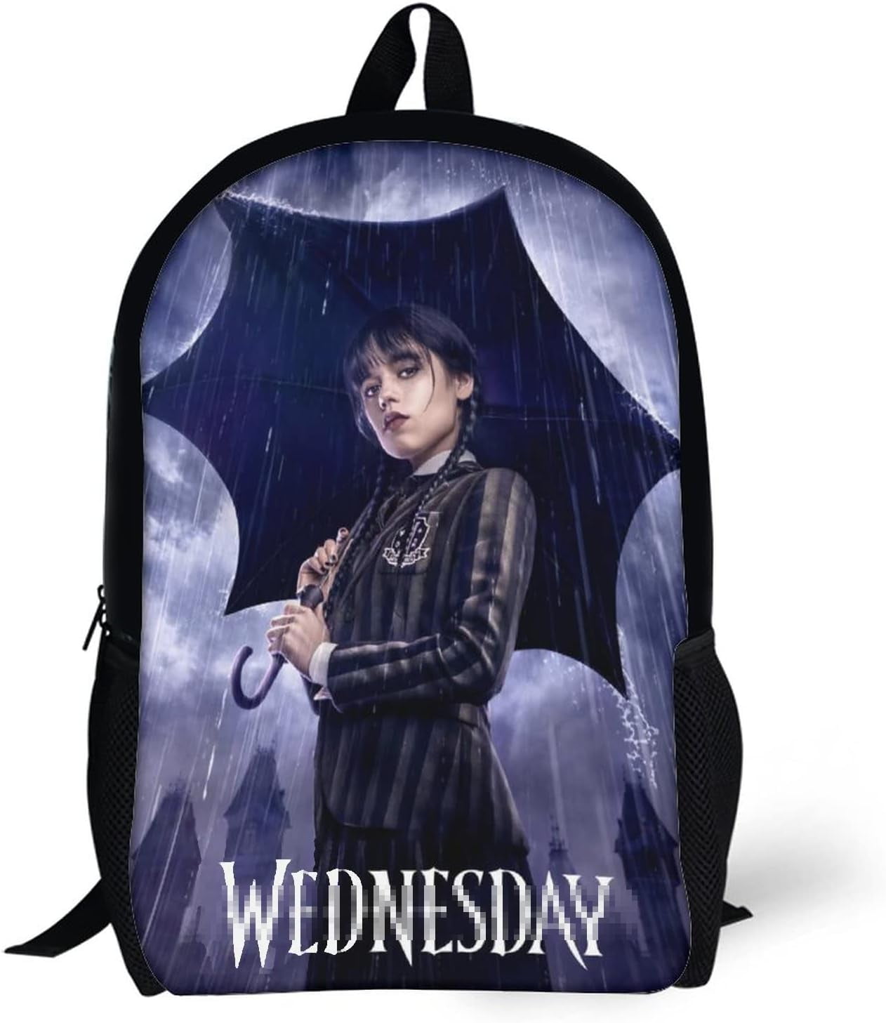 BrioBunch 16.5" Wednesday Backpack with Adjustable Shoulder Straps ...