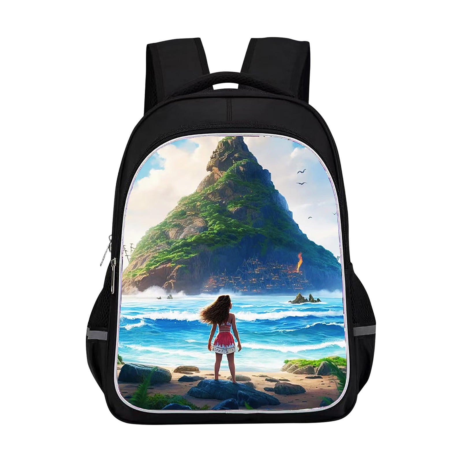 BrioBunch 2025 NEW 15.7" Moana Backpack, Cute Cartoon Backpack Outdoor ...