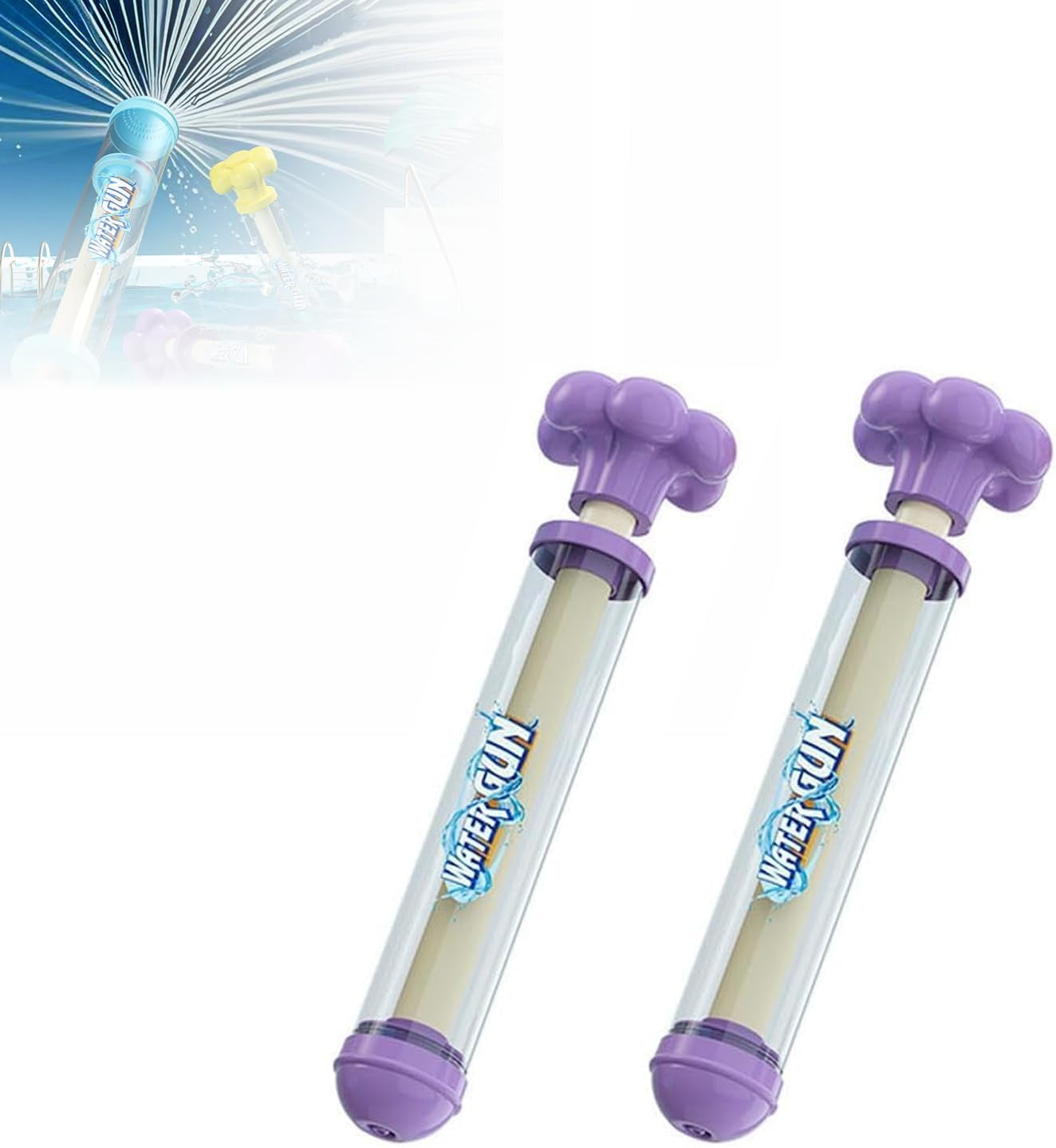 BrioBunch, 2PCS Firework Water Guns for Pool Parties, Romantic ...