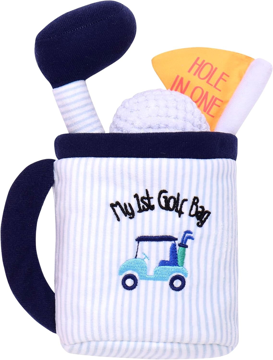 BrioBunch 4 Piece Plush My First Golf Play Set with Sensory Toys for ...