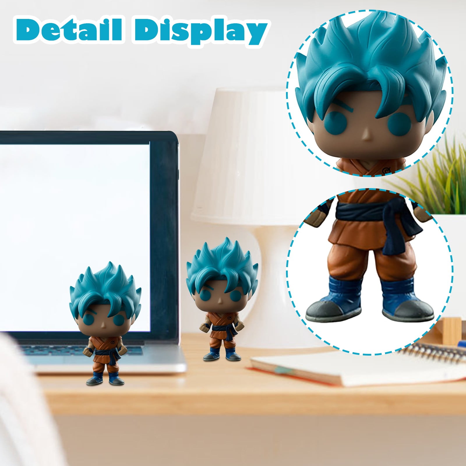 BrioBunch Dragon Ball Z: Super Saiyan God Super Saiyan Goku Action Figure Collectible Figures ...