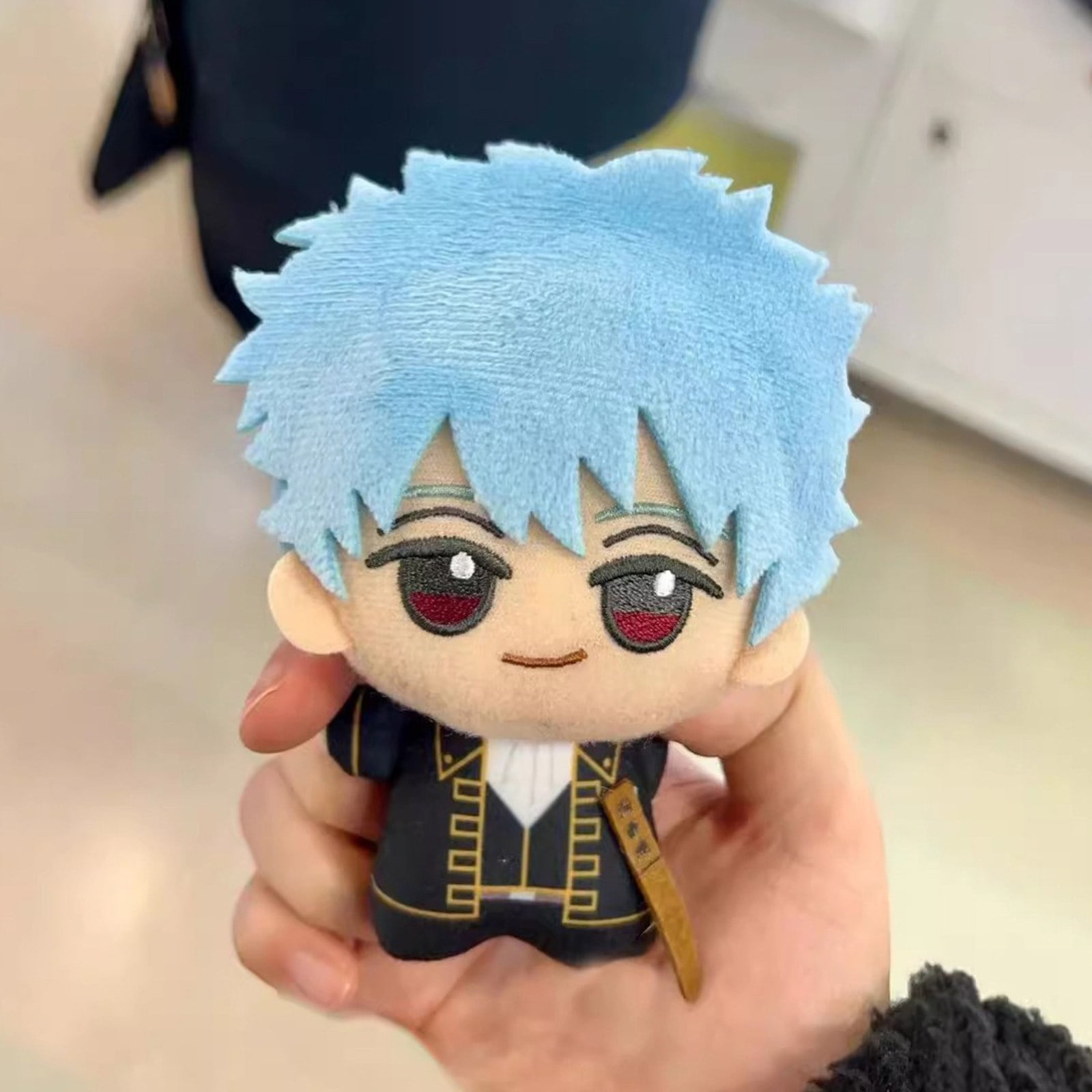 BrioBunch Gin Tama 4" Sakata Gintoki Cute Plush Stuffed Toys, Cuddly ...