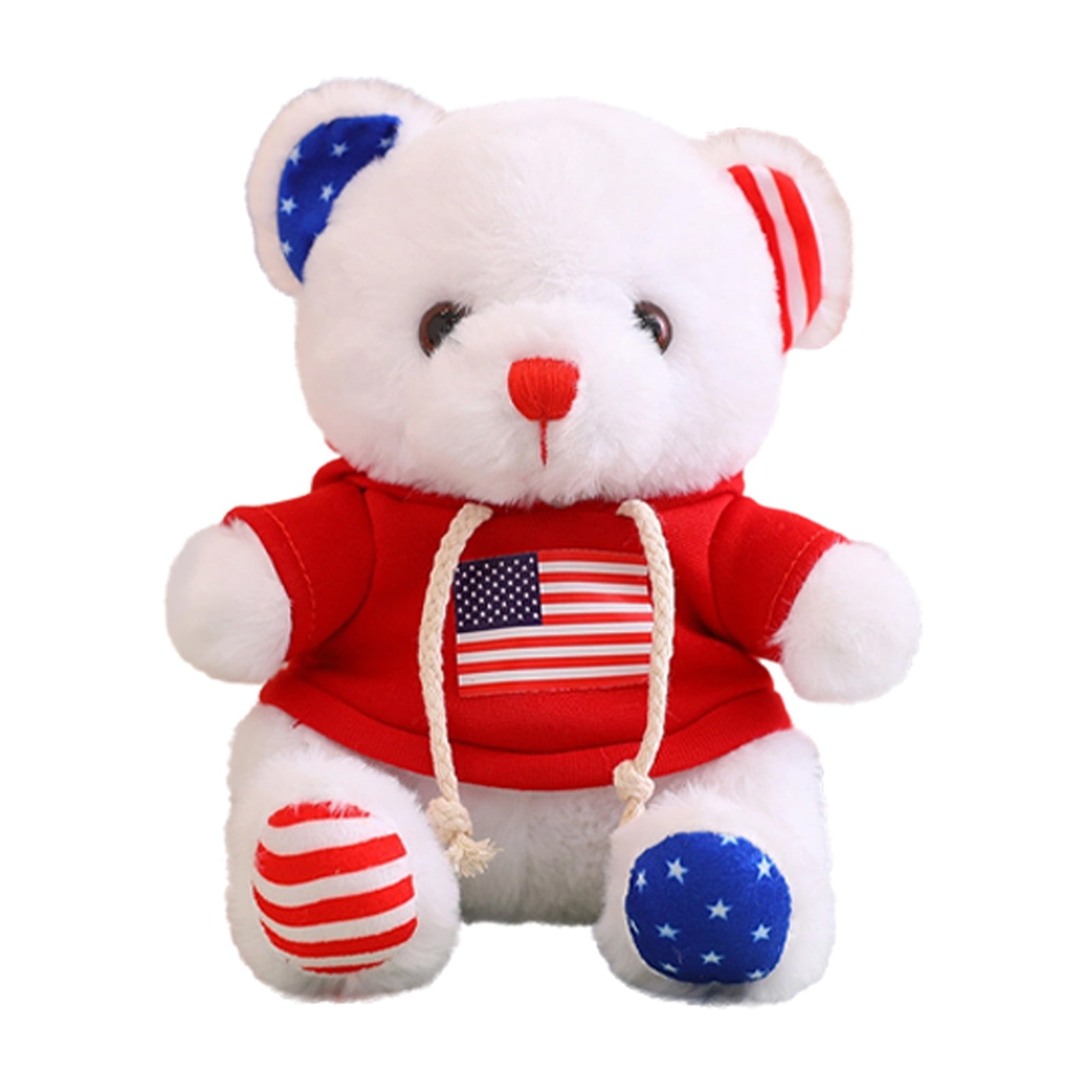 BrioBunch Independence Day 10" American Animals Teddy bear Striped ...