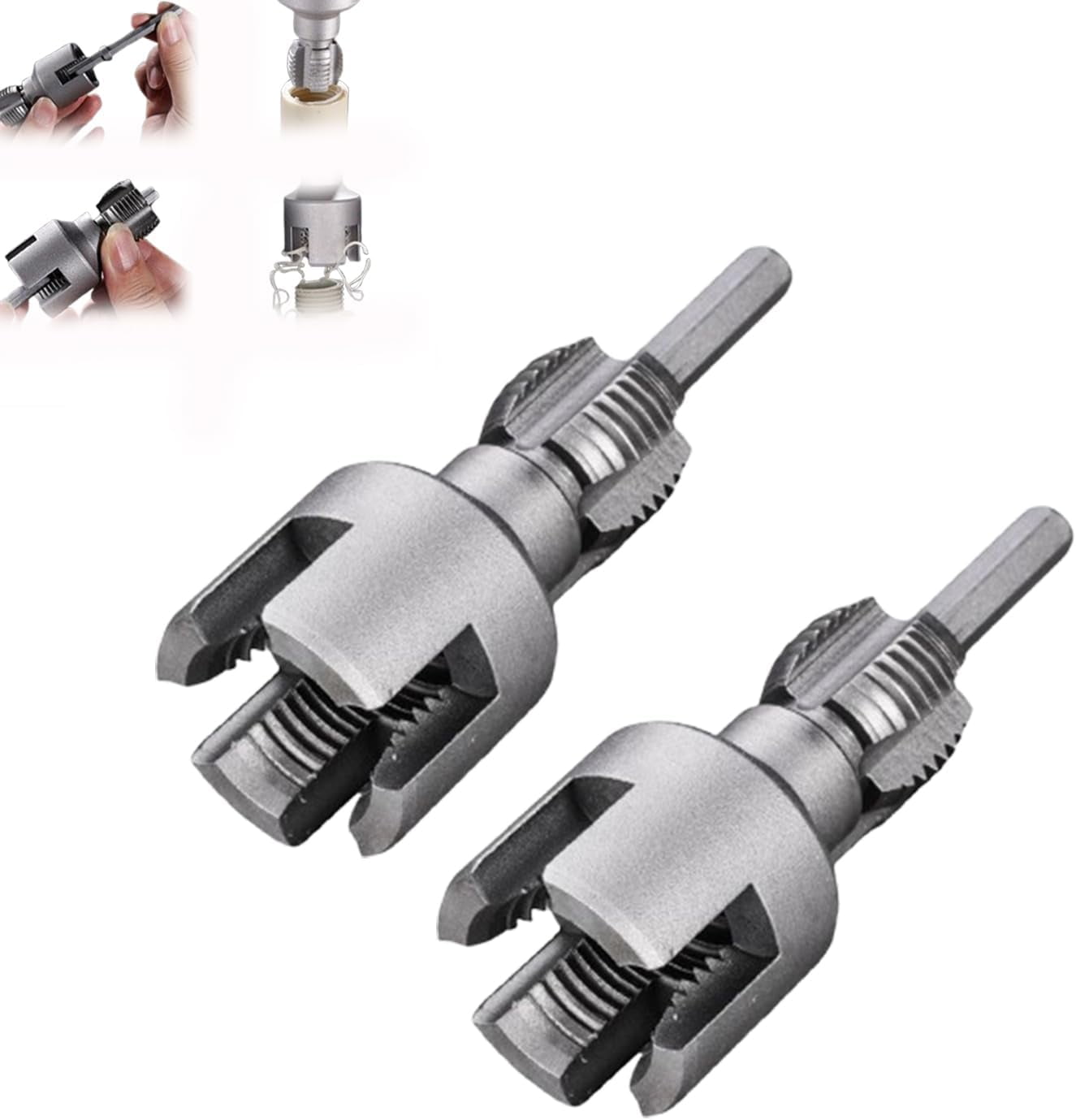 BrioBunch Integrated Internal & External Pipe Threading Tool, Electric ...