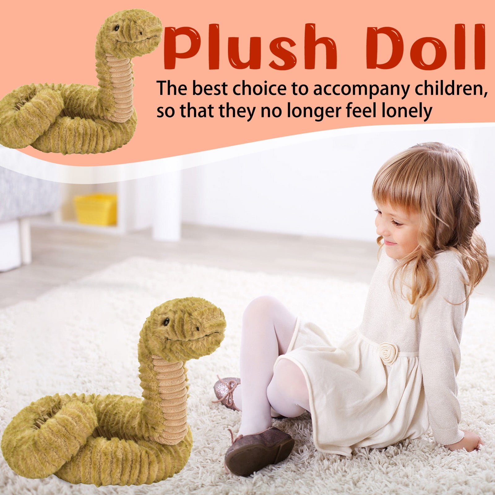 BrioBunch Jellycat 4" Slither Snake Stuffed Animal Plush Toys, Jellycat ...