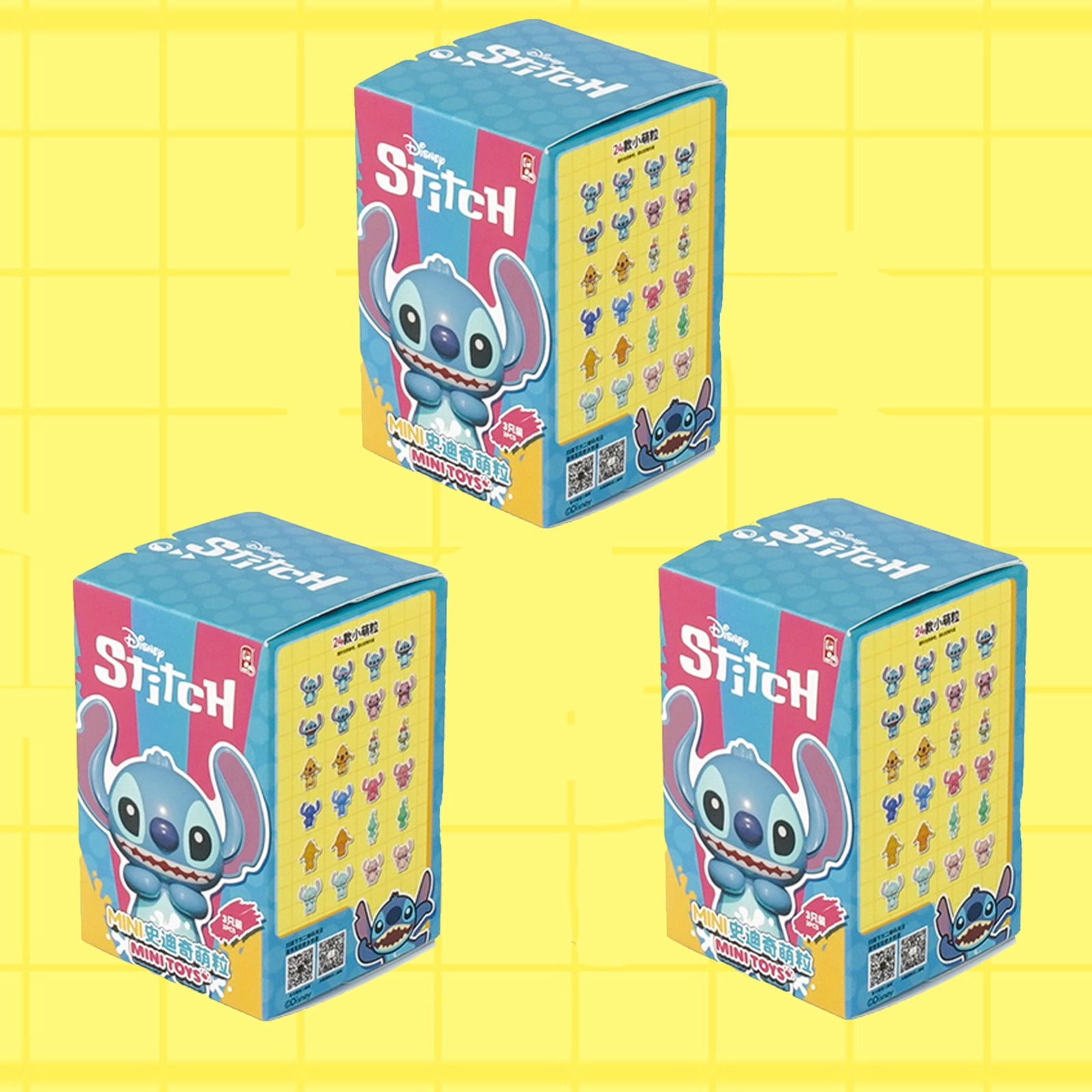 BrioBunch Stitch Mengli Series Blind Box, There Are Three Mini Figures ...