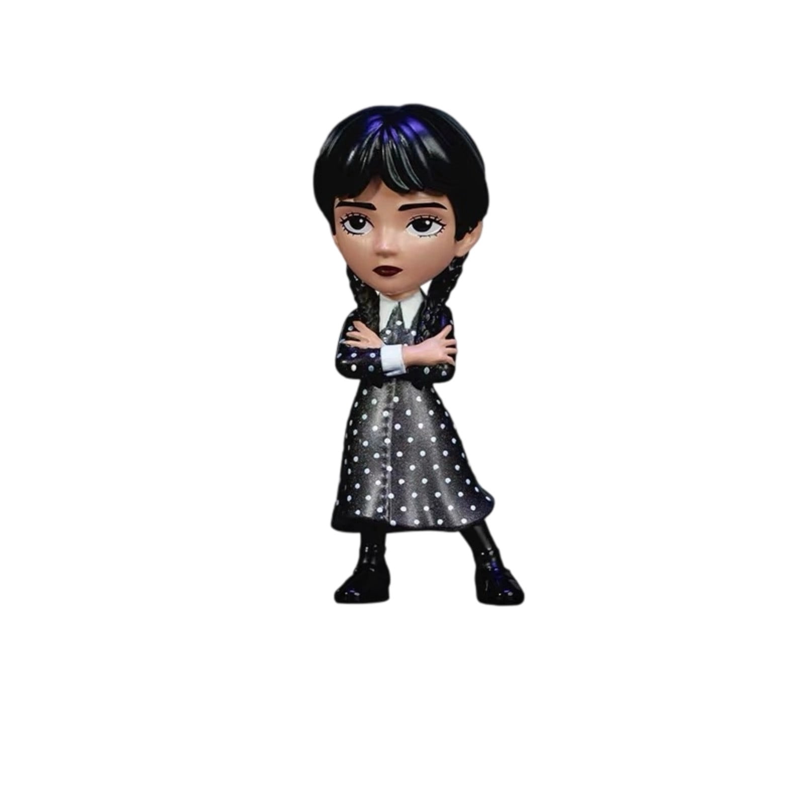 BrioBunch The Wednesday Series 2.4" Wednesday Addams Cute Action Figure ...