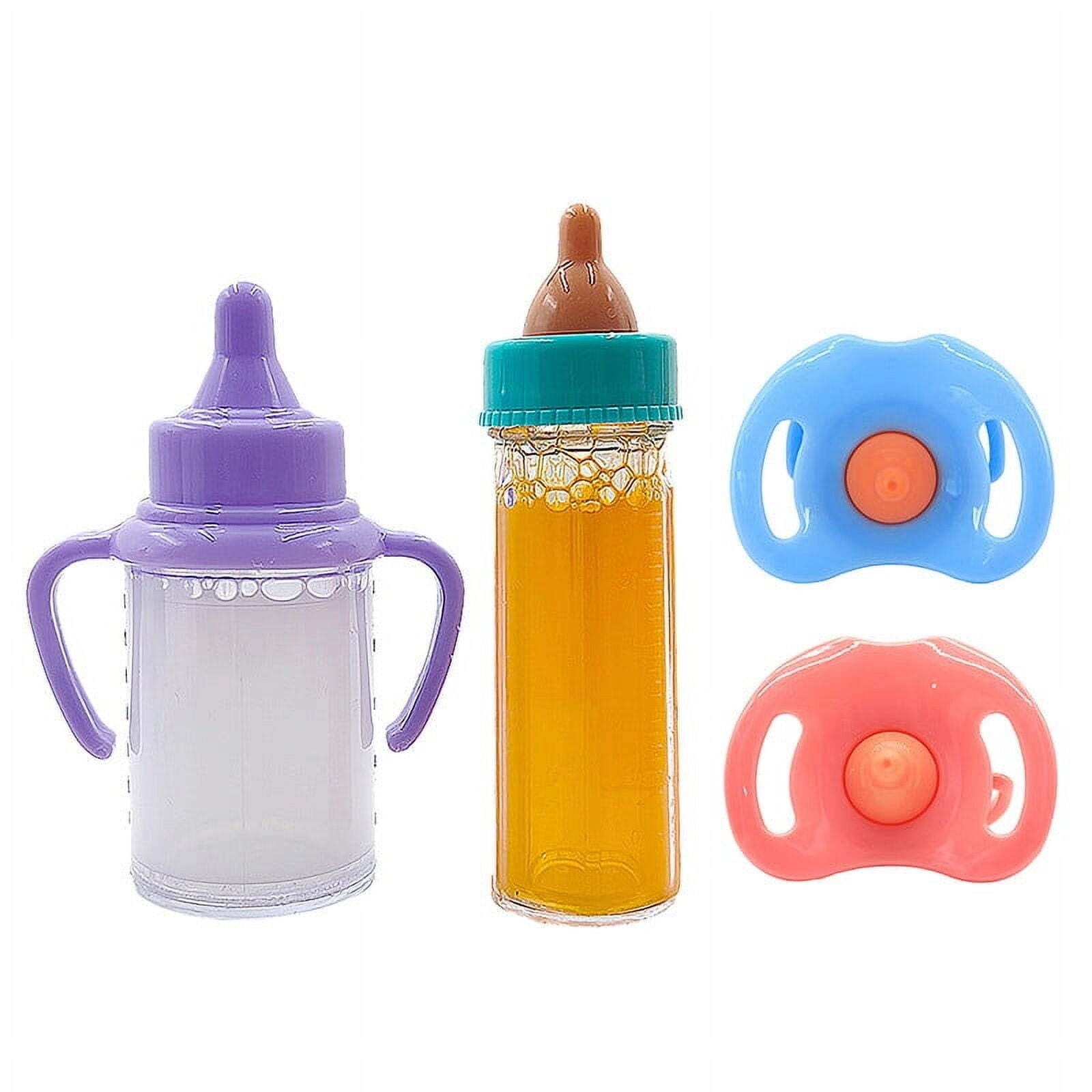 BrioTek 5.3inch Baby Doll Magic Bottles with 2 Baby Pacifier - Walmart.com