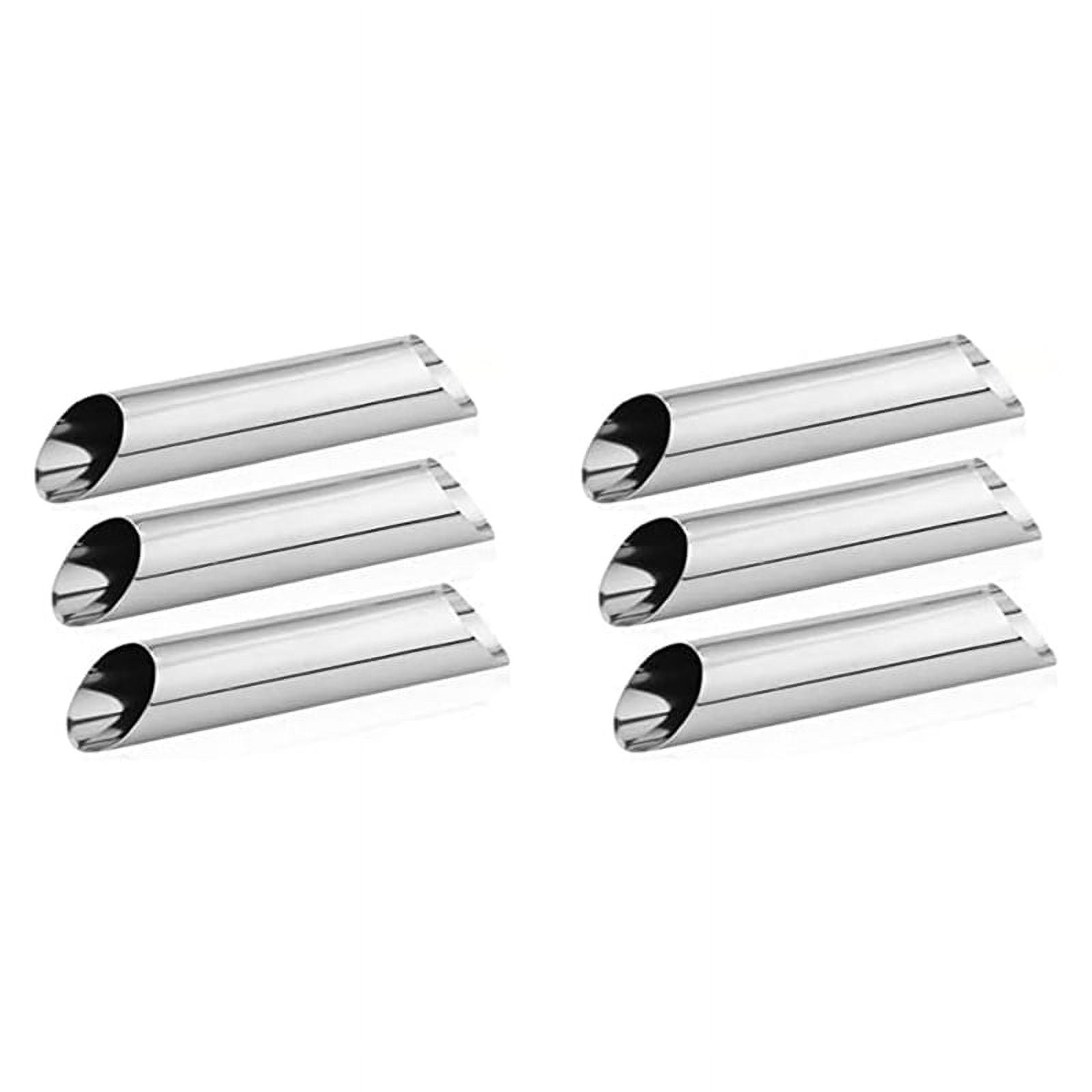 Brioche Bread Loaf Cannoli Tubes Stainless Steel Cannoli Forms 6PCS Non ...
