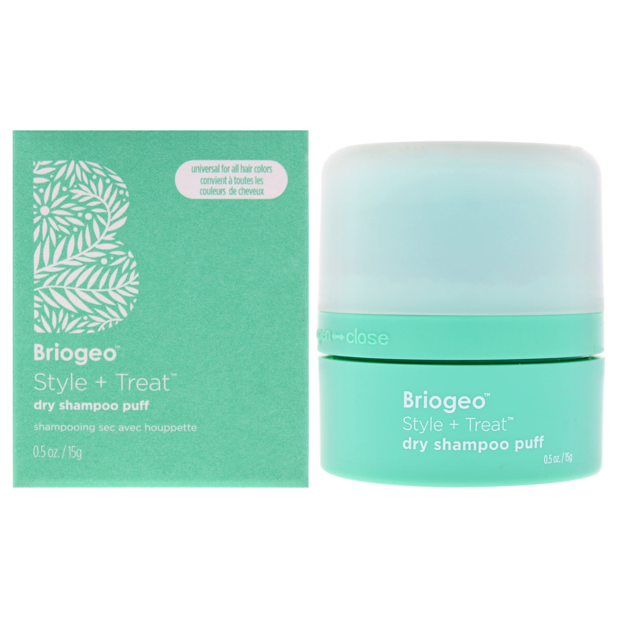 Briogeo Style Plus Treat Dry Shampoo Puff Mattifying Powder - Universal ...