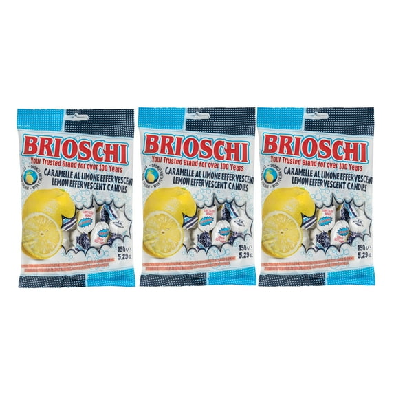 Brioschi Lemon Flavored Effervescent BCF26 Fizzy Digestive Italian ...