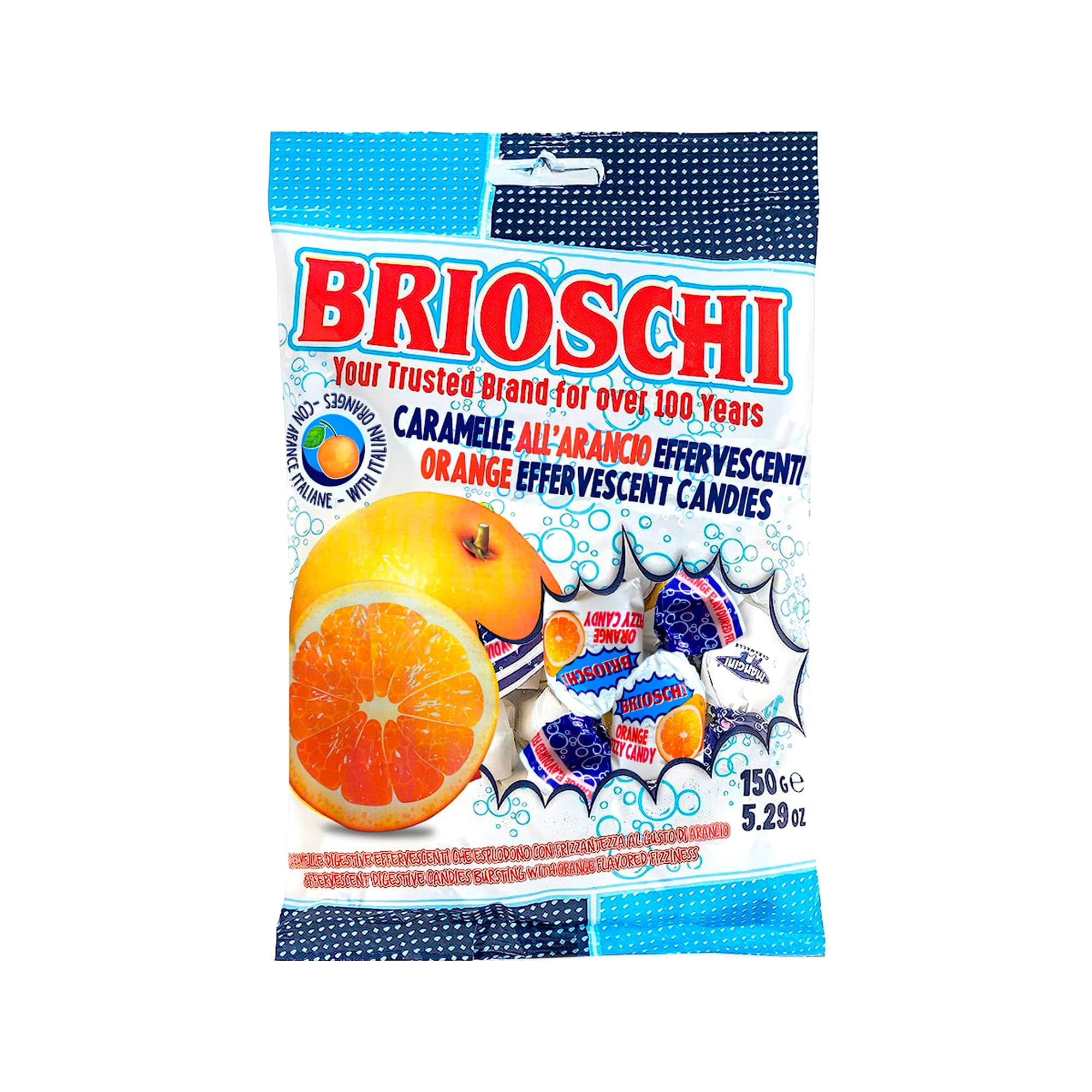Brioschi Orange Flavored Effervescent KEF28 Fizzy Digestive Italian ...