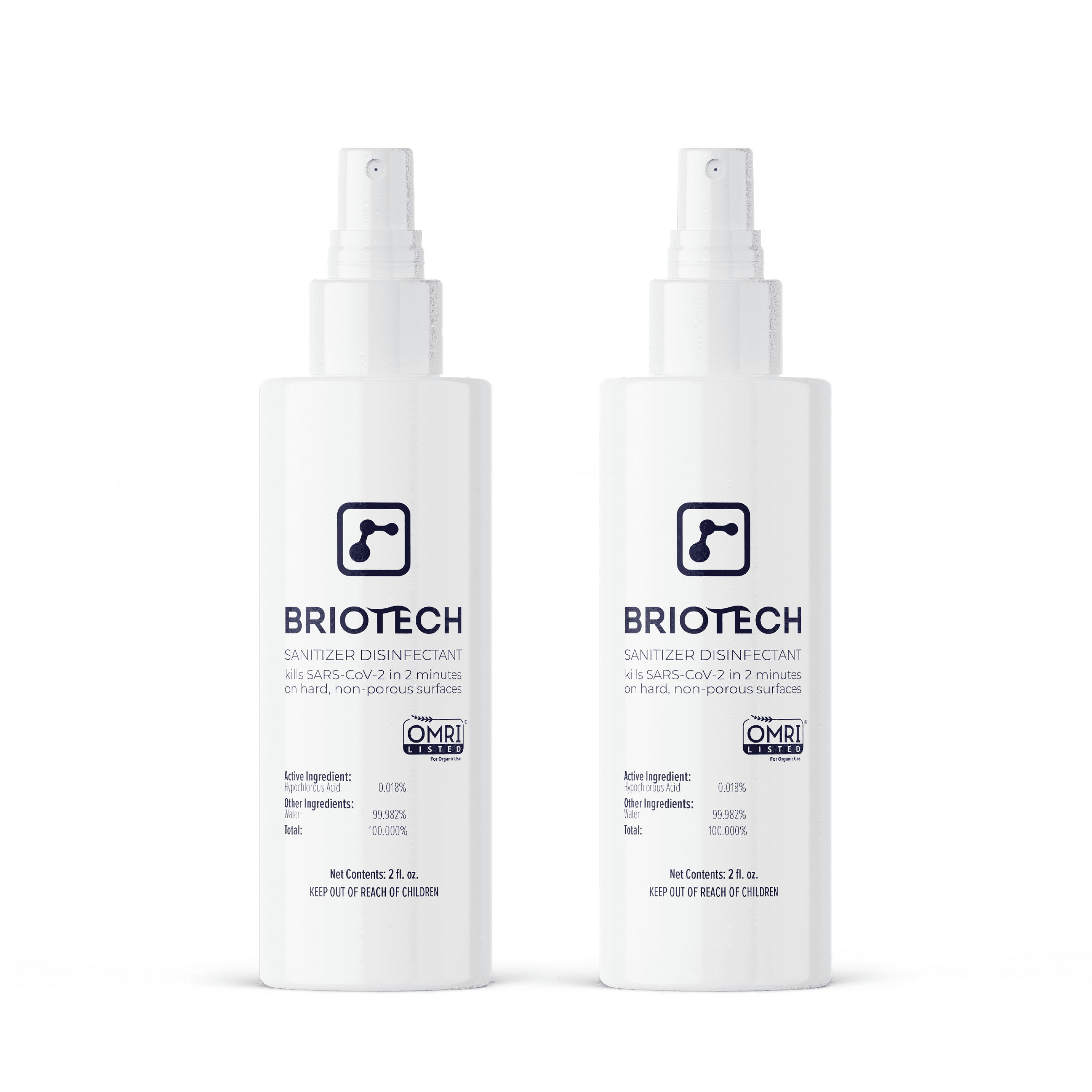 Briotech Sanitizer Disinfectant, Kill 99.99% of Viruses & Bacteria ...