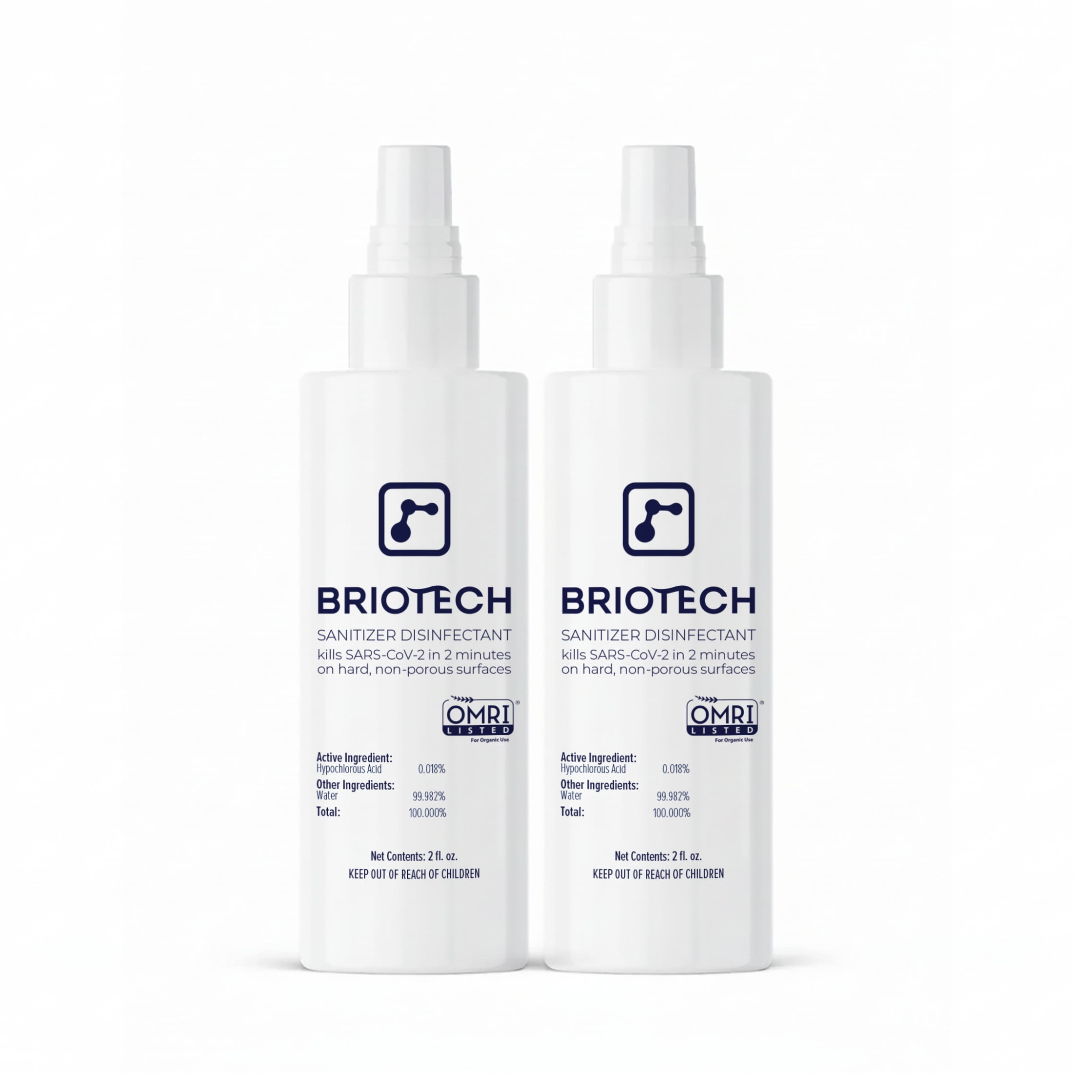 Briotech Sanitizer Disinfectant, Kill 99.99% of Viruses & Bacteria ...