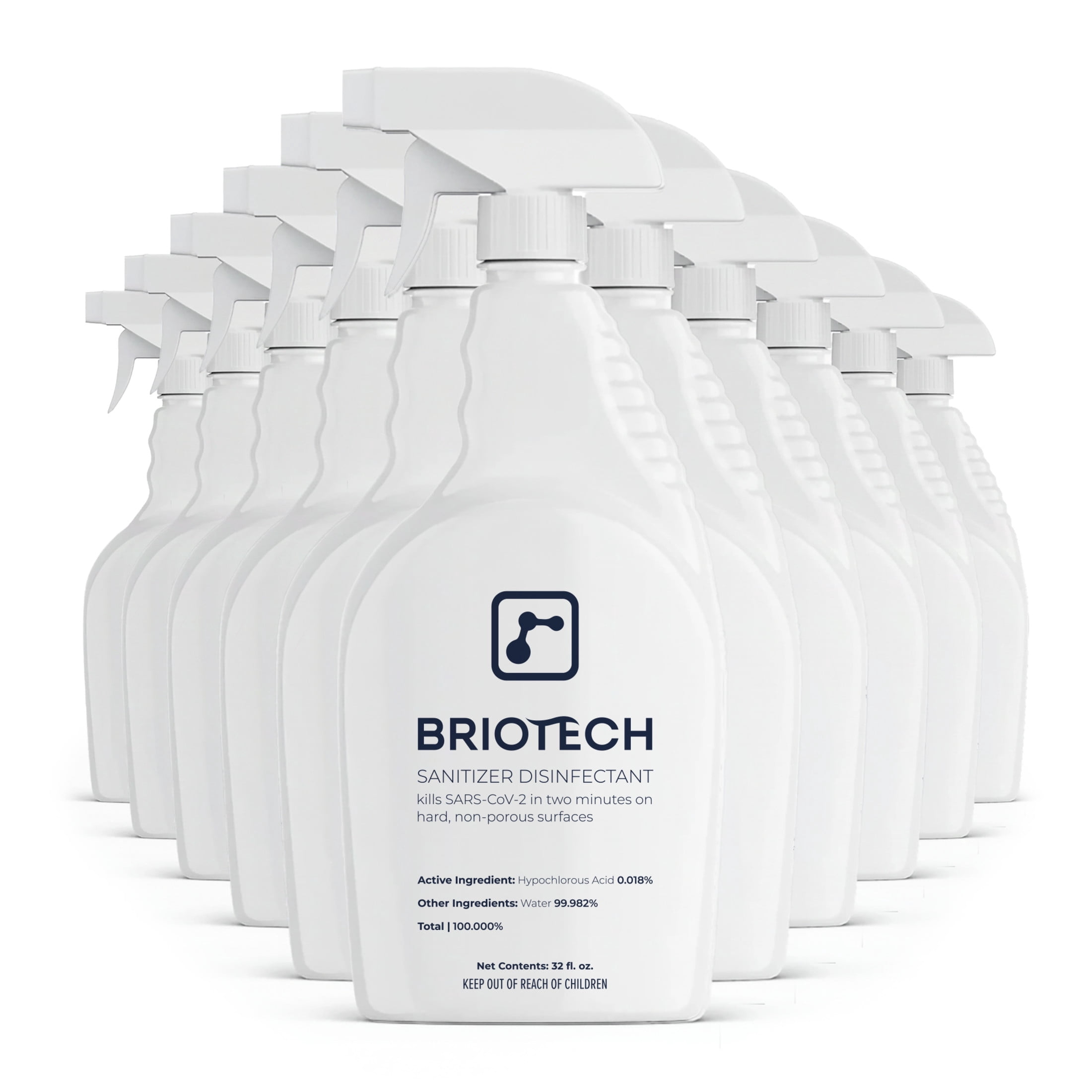 Briotech Sanitizer Disinfectant, Kill 99.99% of Viruses & Bacteria ...