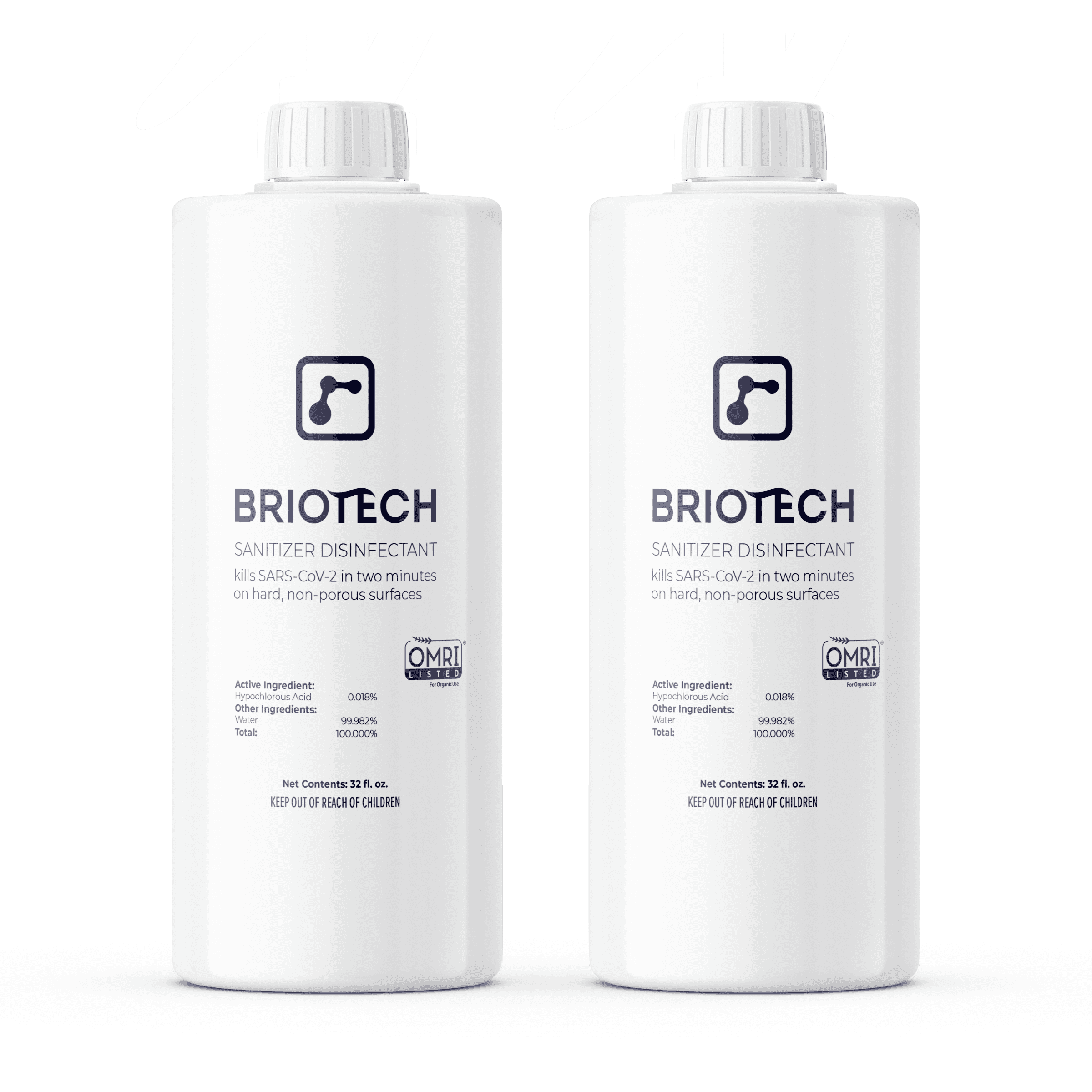 Briotech Sanitizer Disinfectant, Kill 99.99% of Viruses & Bacteria ...