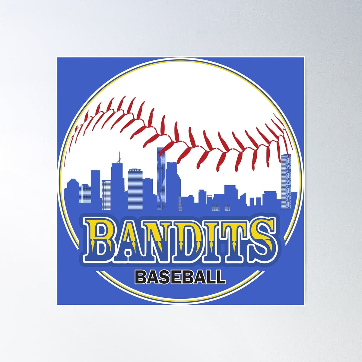 Brisbane Bandits Australian Baseball Abl Vector Graphic Digital Art ...