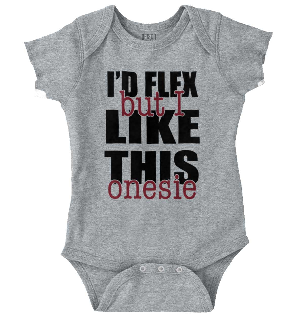 Brisco Brands Flex But I Like This One Piece Muscles Baby Bodysuits for ...