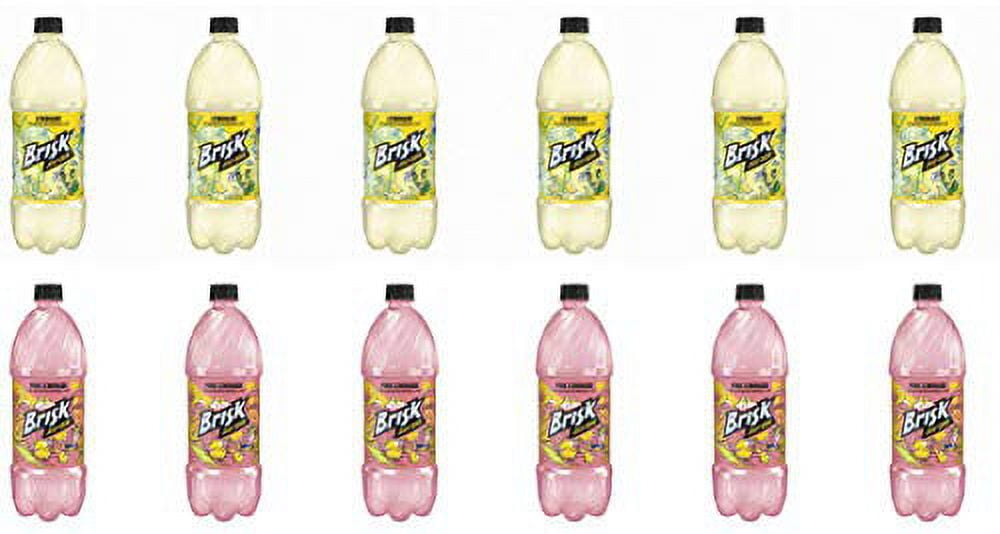 - Brisk Lemonade Pack 1L Plastic Bottle, 12 Per Case, Lemonade ...