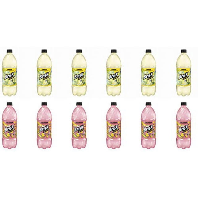 - Brisk Lemonade Pack 1L Plastic Bottle, 12 Per Case, Lemonade ...