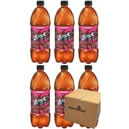Lipton Brisk Raspberry Iced Tea, Bottled Tea Drink, 12 fl oz, 12 Pack ...