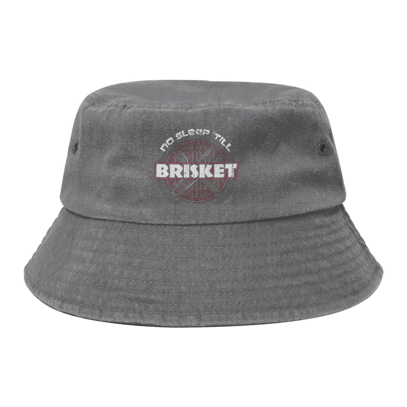 Brisketarian BBQ Lover No Sleep Till Brisket Summer Bucket Hat Fishing ...