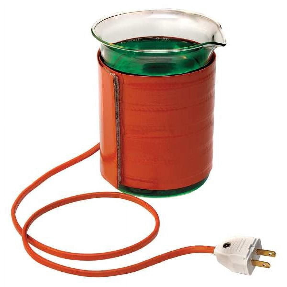 Briskheat Griffin Beaker Heater, Silicone Rubber, 120VAC, 400 mL, 200W ...