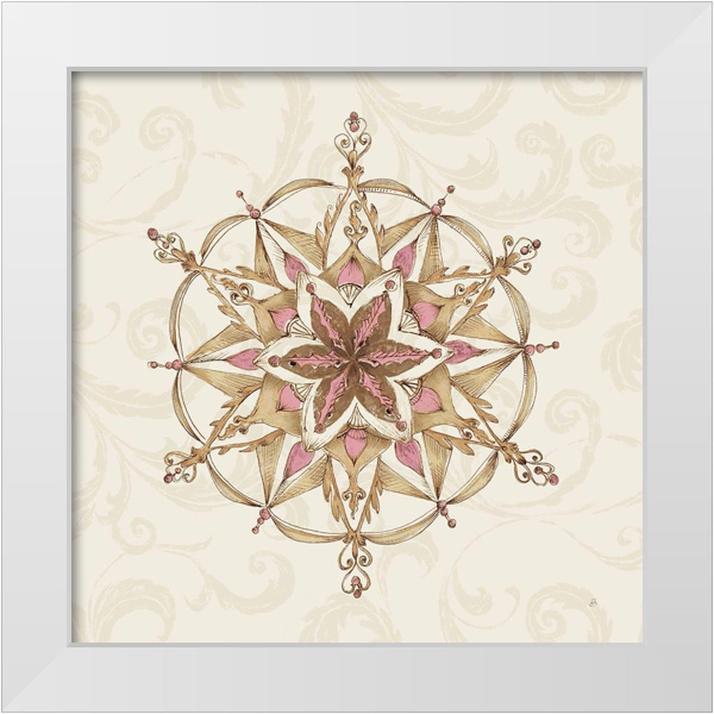 Brissonnet, Daphne 20x20 White Modern Wood Framed Museum Art Print ...