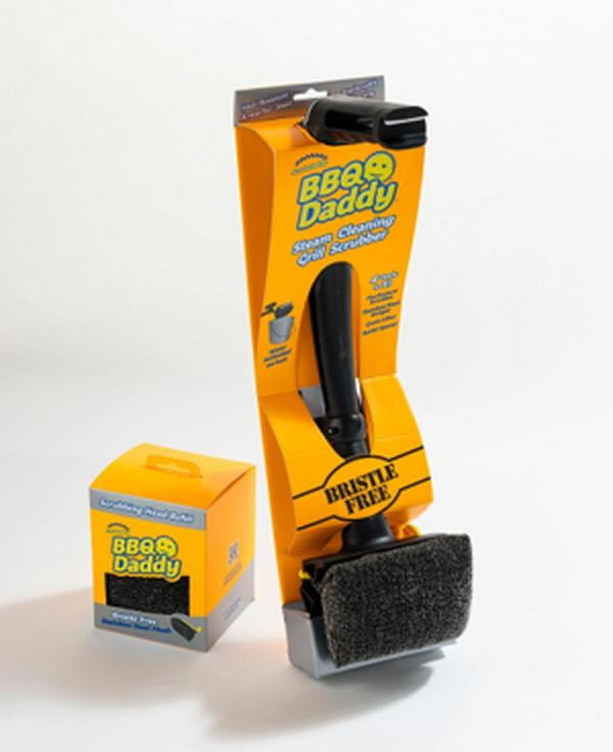 Bristle-Free BBQ Grill Cleaning Kit with Grill Brush, Scraper, and ...