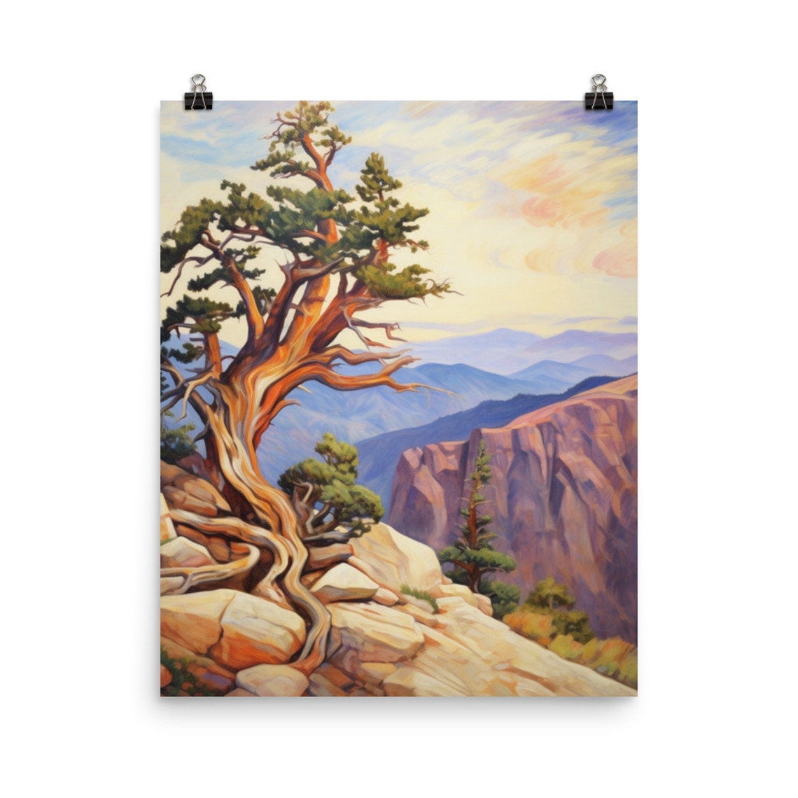 Bristlecone Pine Print, California Mountain Wall Art, Ancient Tree ...