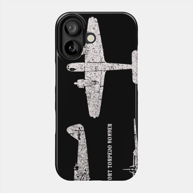 Bristol Beaufort Torpedo Bomber WWII Case for iPhone 11,12,13,14,15,16 ...
