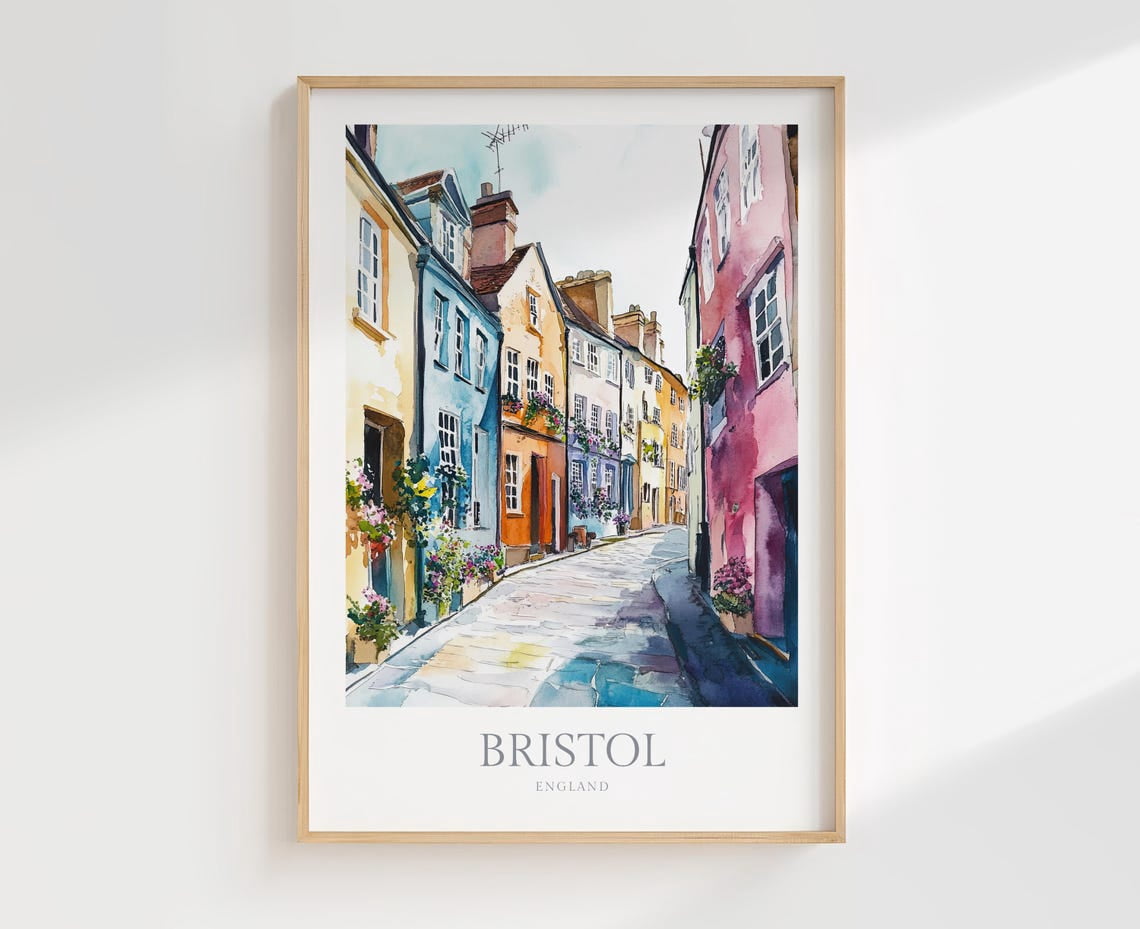 Bristol England Poster Home Decor South West Wall Art Poster, Unframed ...
