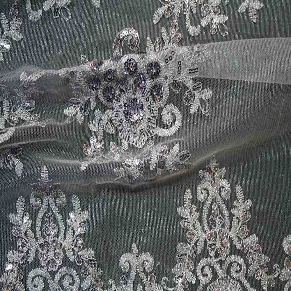Bristol Glitter Sequin Embroidered Lace Fabric. 54 Inch in Width | Home ...
